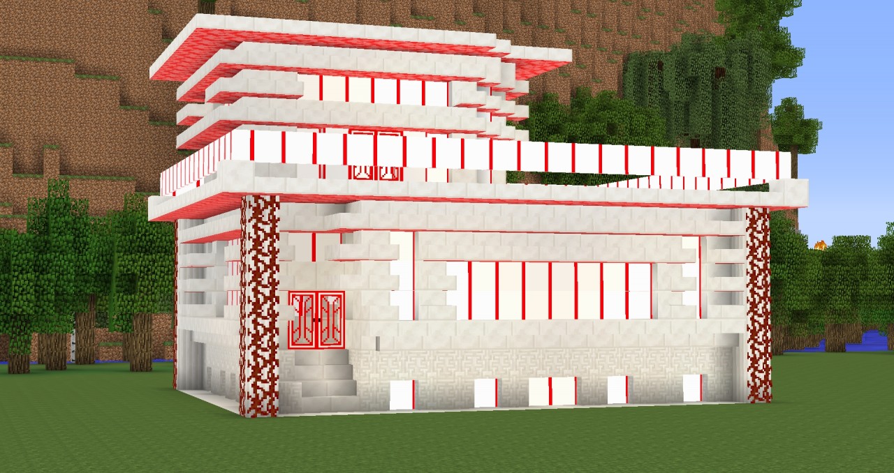 Modern House With Texture Pack Included In Download :) Minecraft Map