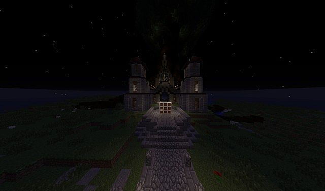 Giant Tree And Castle Spawn Minecraft Map