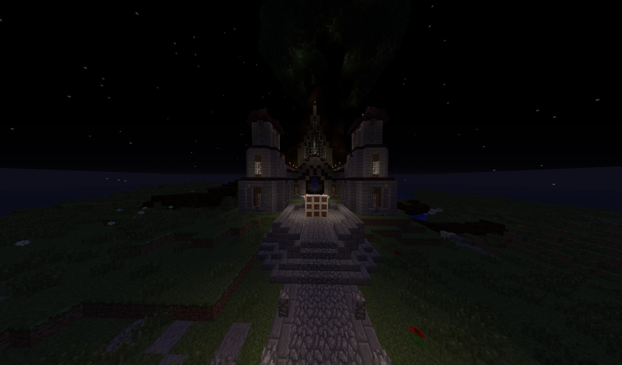 Giant Tree And Castle Spawn Minecraft Map