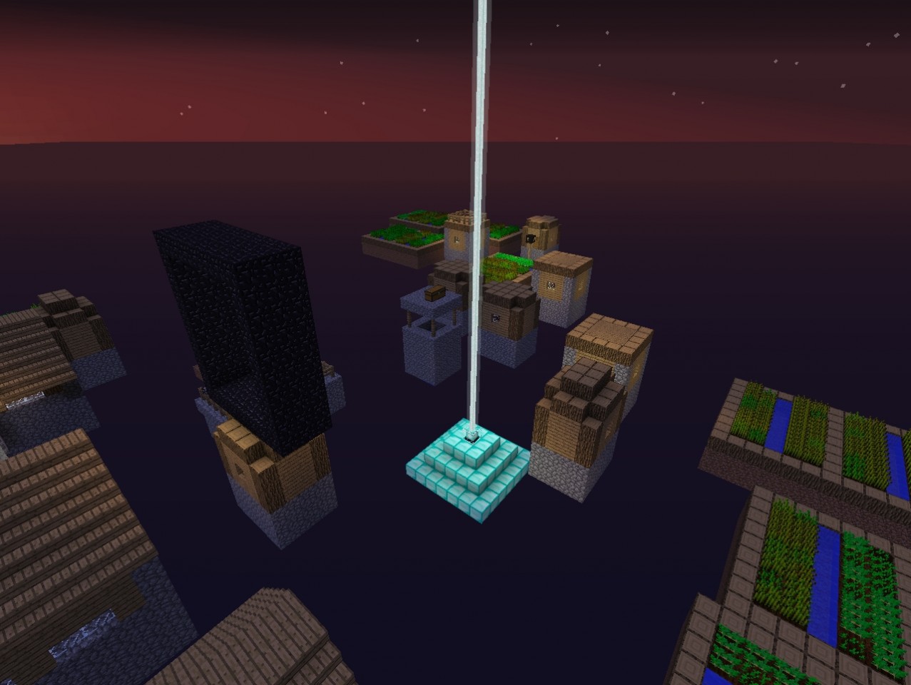 Awesome skyblock With op Village!!!!! Minecraft Map