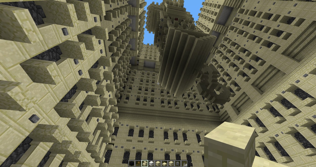 Sandstone Observatory/Library Spawn Minecraft Map