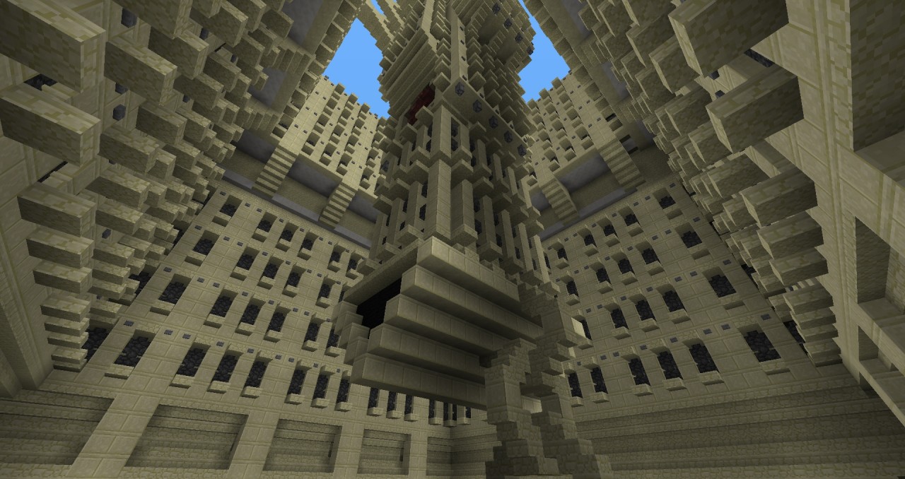 Sandstone Observatory/Library Spawn Minecraft Map