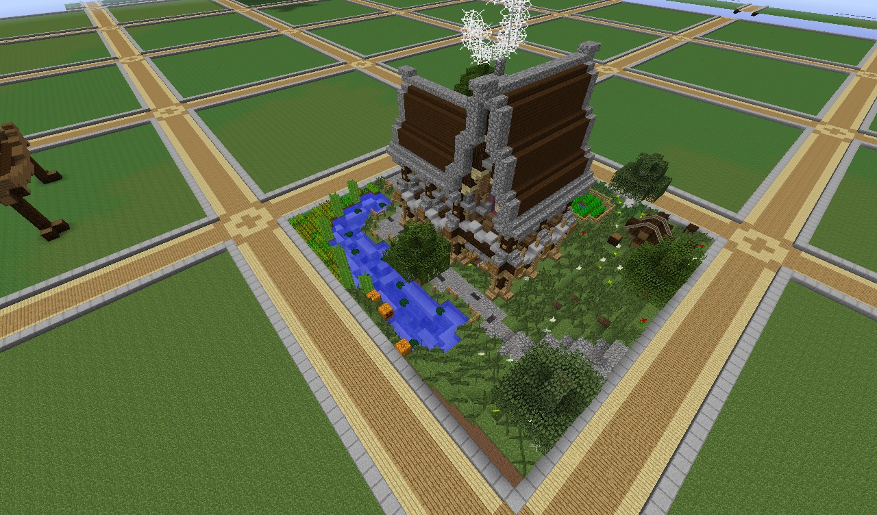 35x35 Plot Manor Minecraft Map