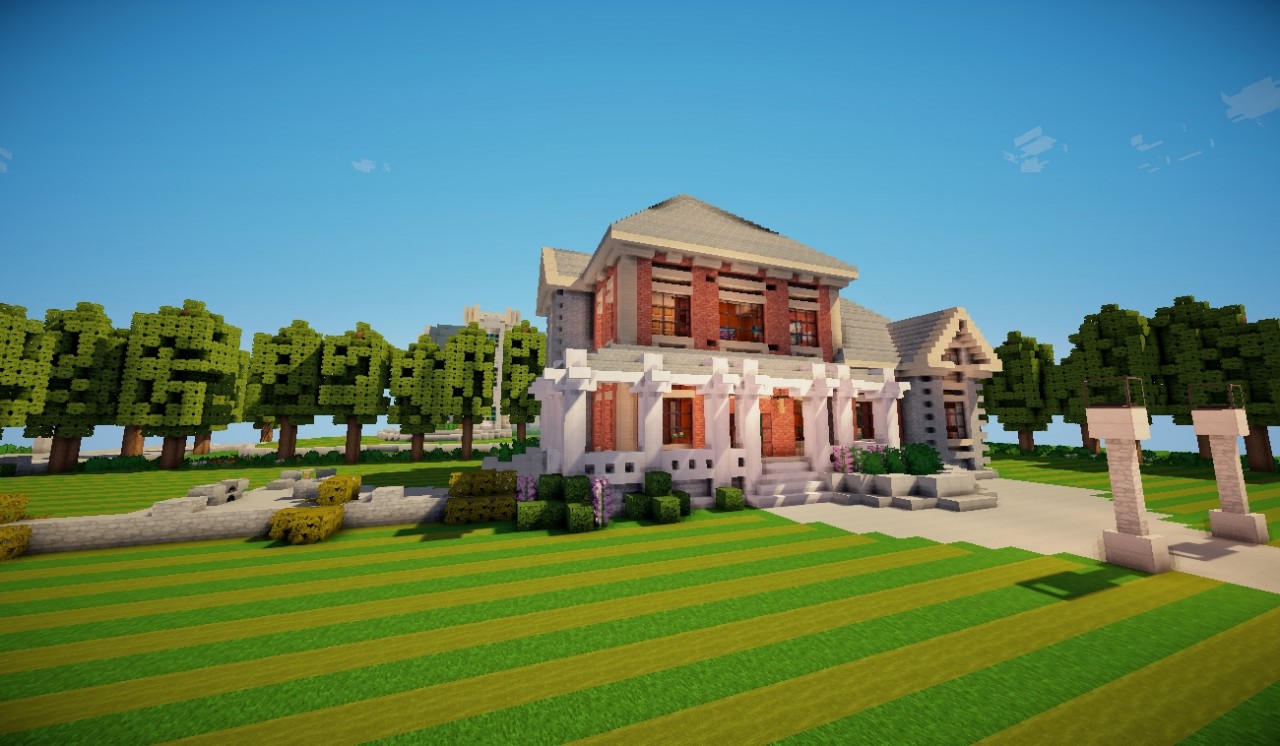 Small Georgian House | TMB | Architecture Minecraft Map