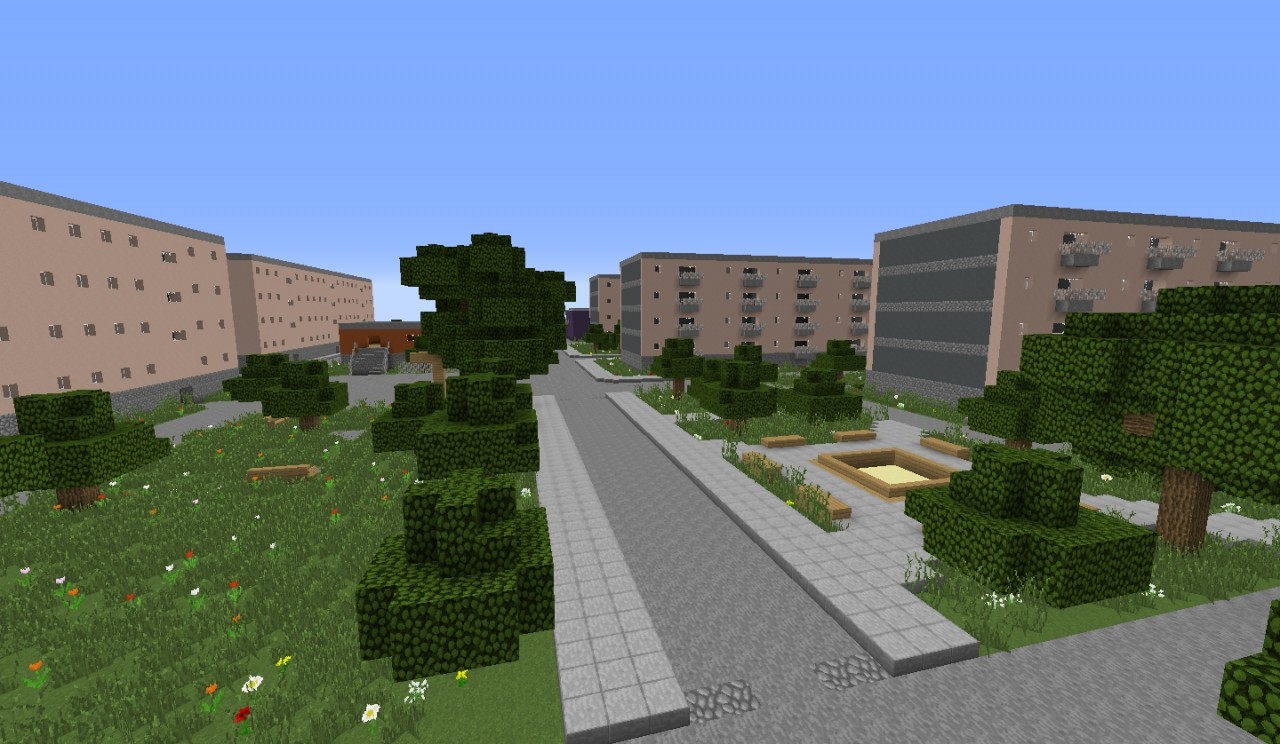 City 1:1 Minecraft Map