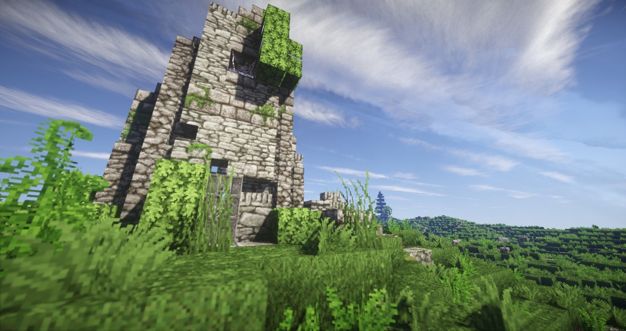 Survival island (custom ruins and trees!) Minecraft Map