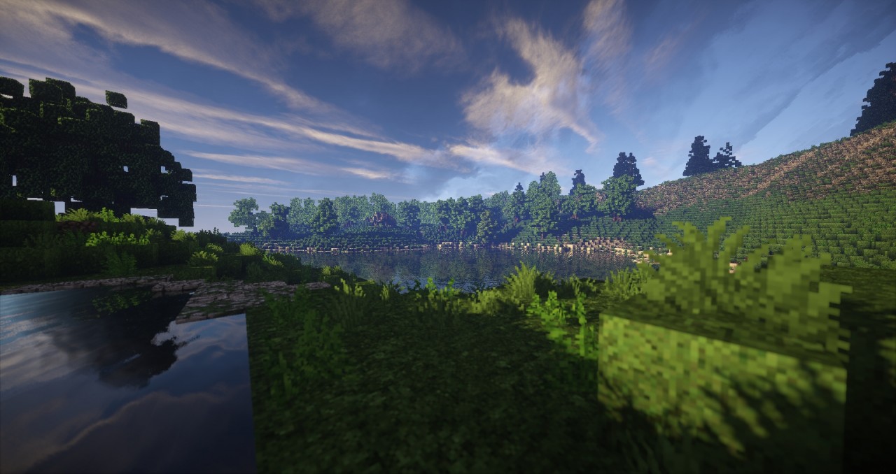 Survival island (custom ruins and trees!) Minecraft Map