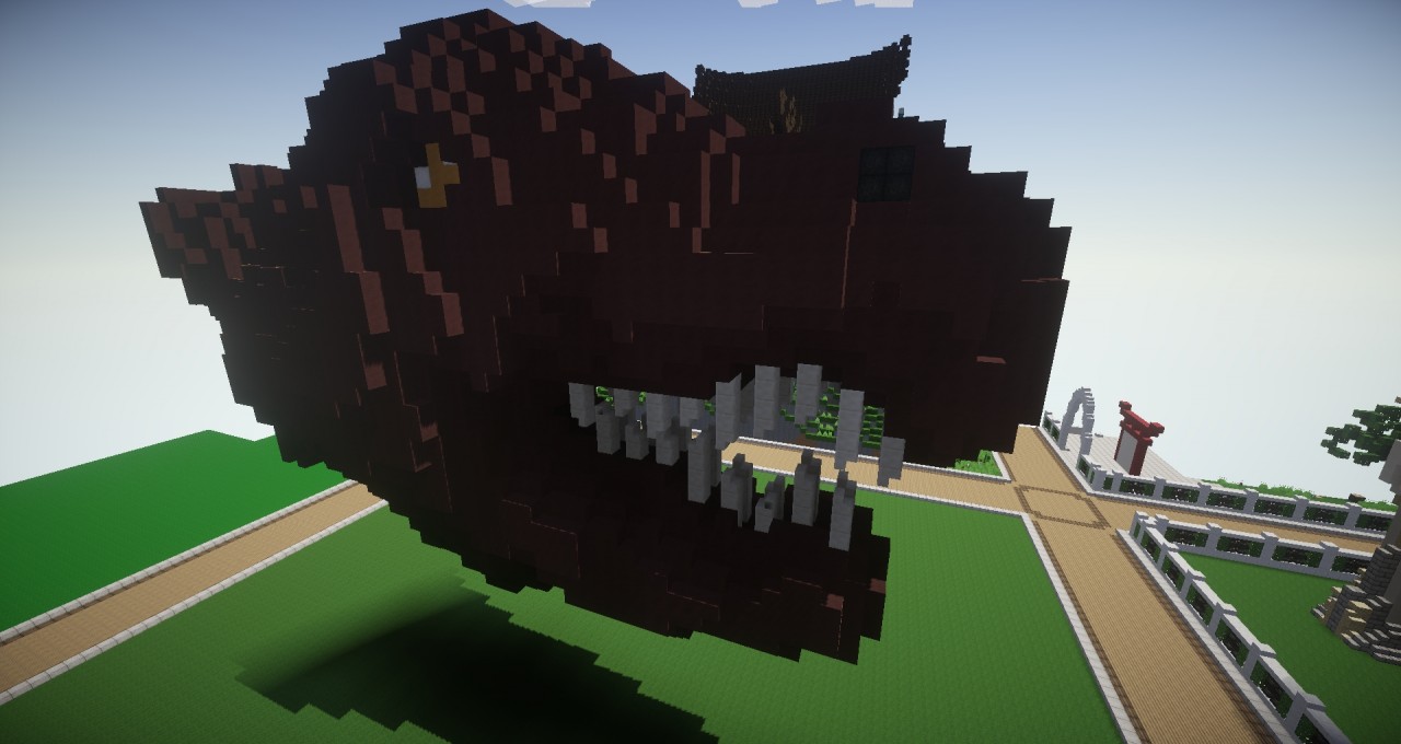 Trex Head Minecraft Map