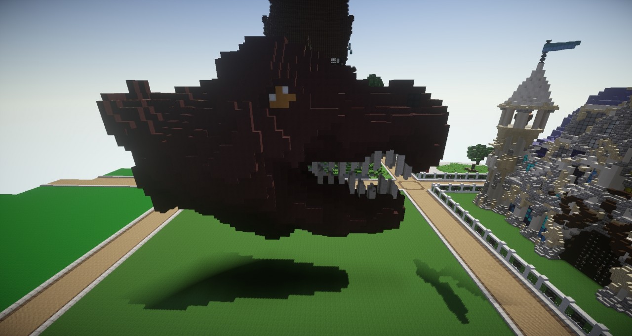 Trex Head Minecraft Map