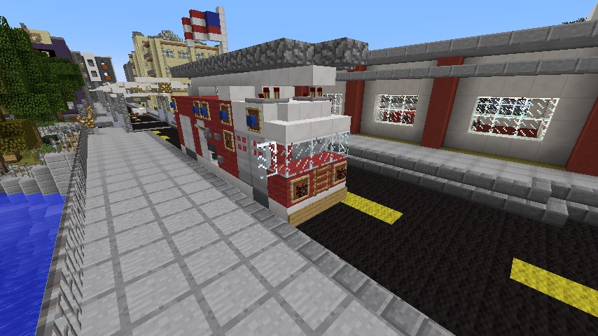 Fire Trucks Minecraft Map
