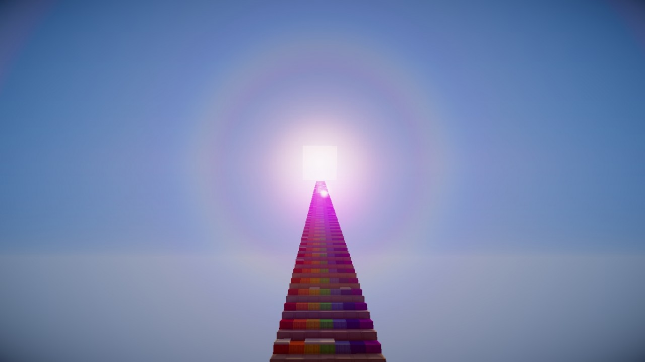 Rainbow run Minecraft Map