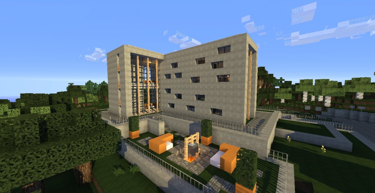 LIG HQ || Contemporary Industrial office building || Minecraft Map