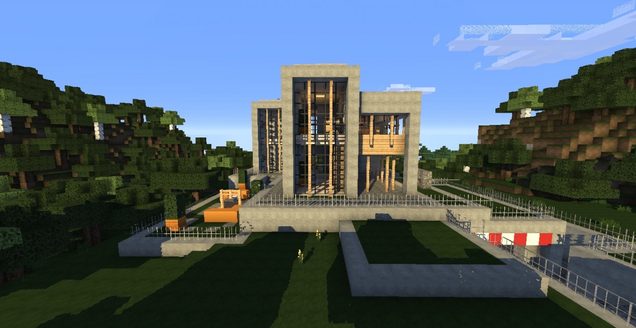 LIG HQ || Contemporary Industrial office building || Minecraft Map