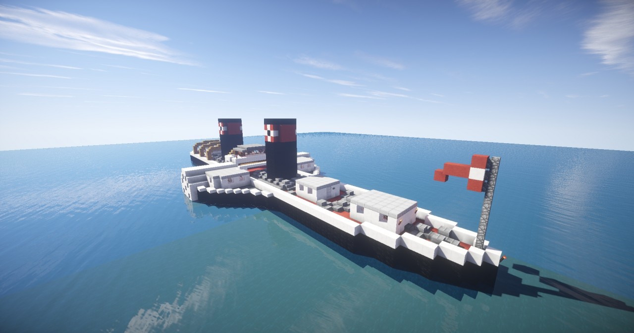 Paddle Steamer (Rhine) Minecraft Map