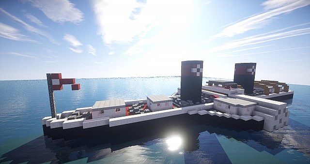 Paddle Steamer (Rhine) Minecraft Map