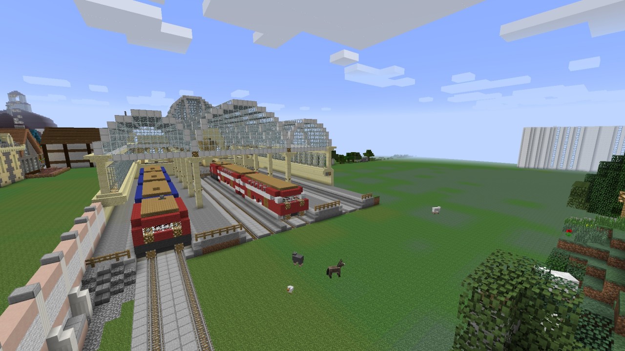 Hauptbahnhof Dresden Minecraft Map