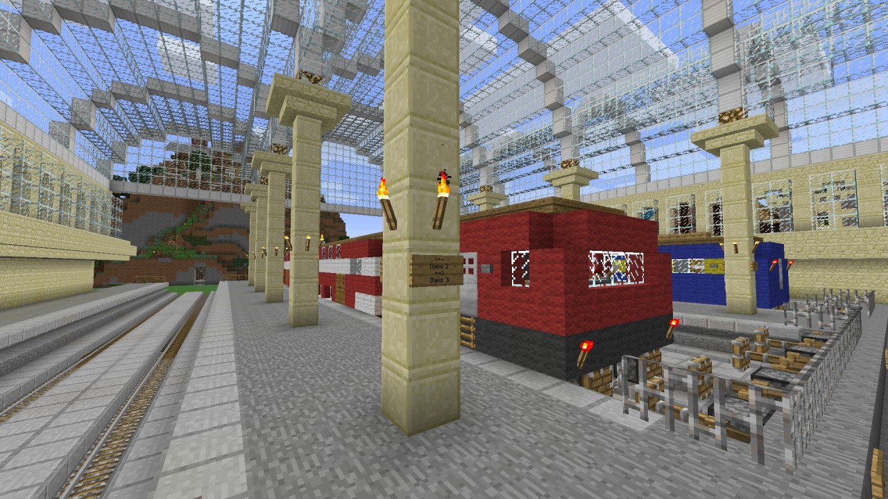 Hauptbahnhof Dresden Minecraft Map