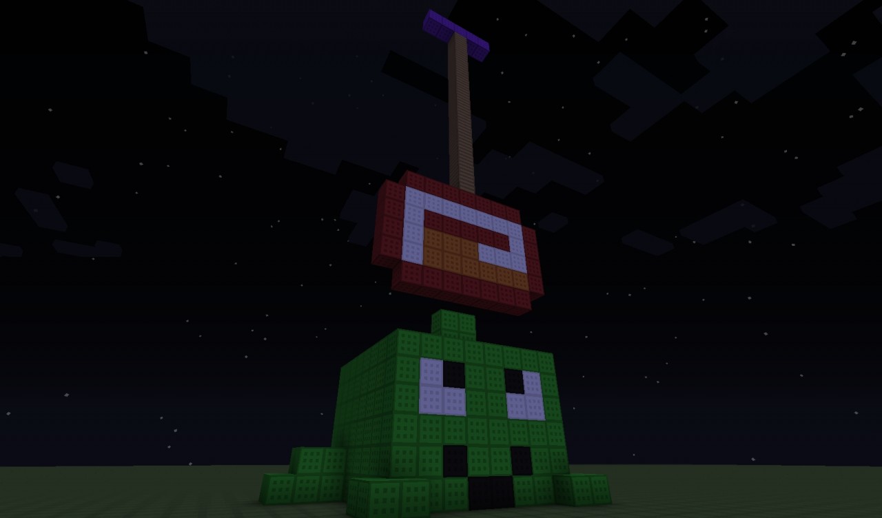 Cut The Rope Statue! Minecraft Map