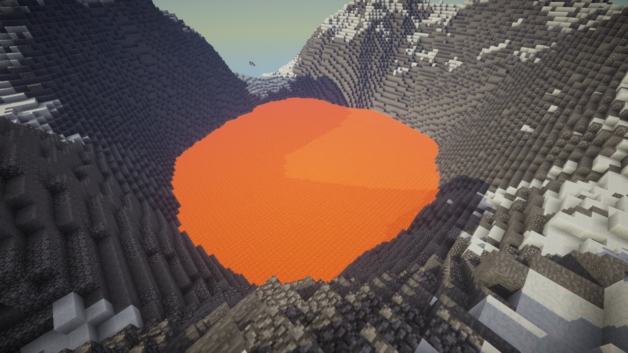 Epic winterland (survival friendly) 1500 x 1500 Minecraft Map