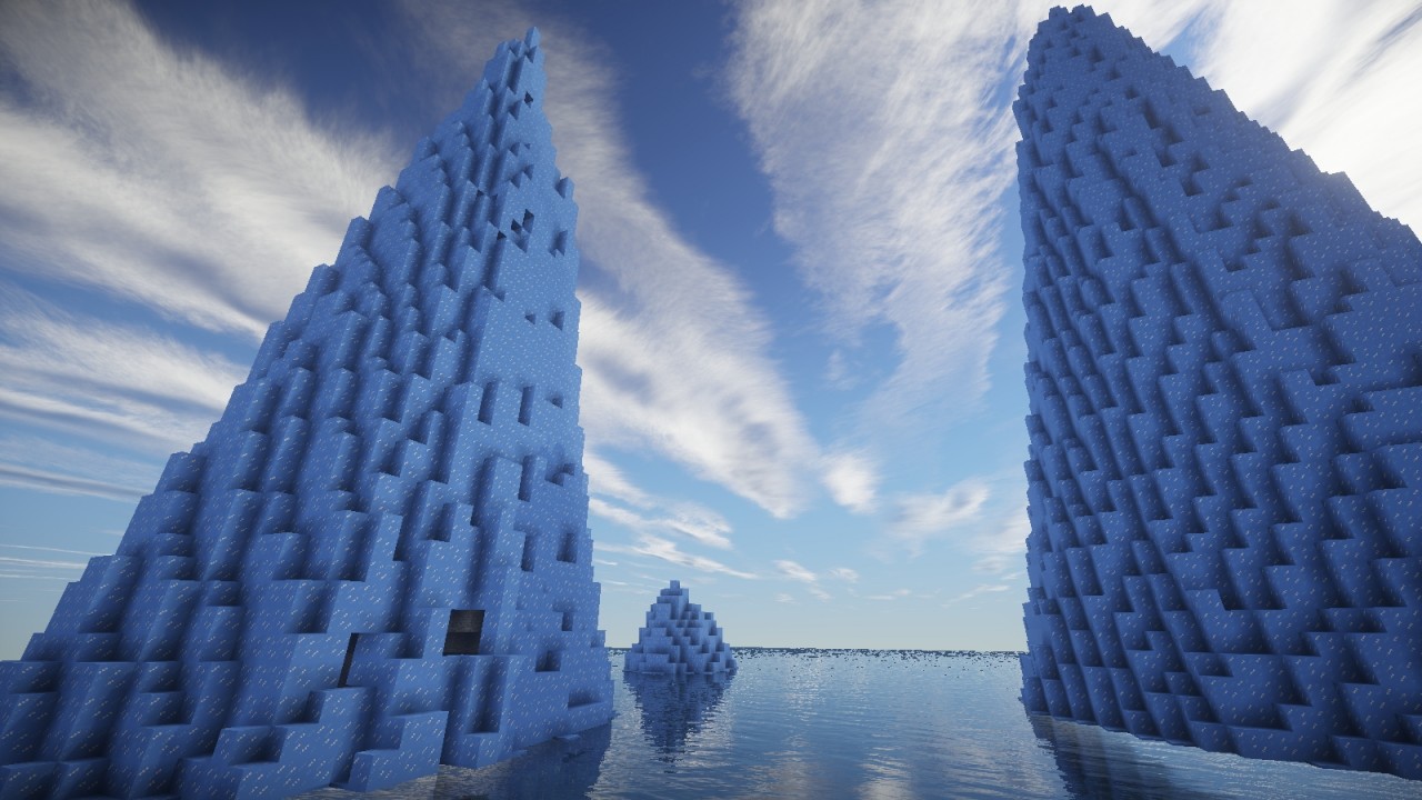 Epic winterland (survival friendly) 1500 x 1500 Minecraft Map
