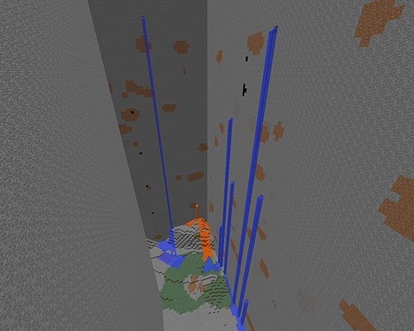 Interesting Flat-World Minecraft Map