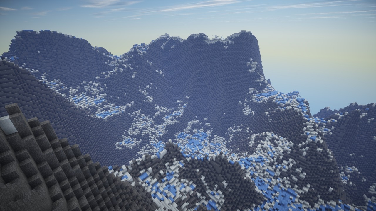 Epic winterland (survival friendly) 1500 x 1500 Minecraft Map