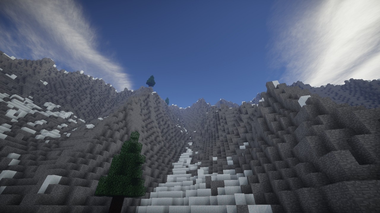 Epic winterland (survival friendly) 1500 x 1500 Minecraft Map