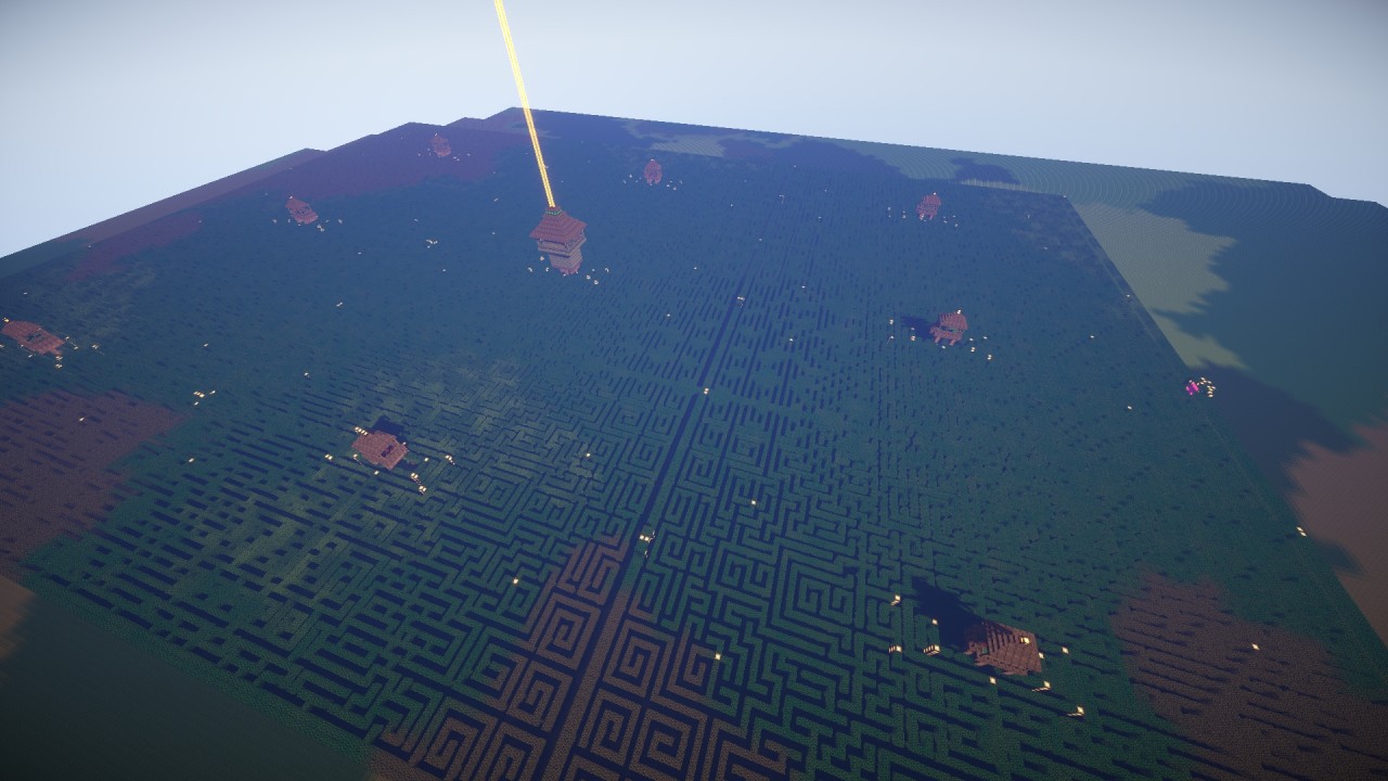 Gigantic Maze Map Minecraft Map