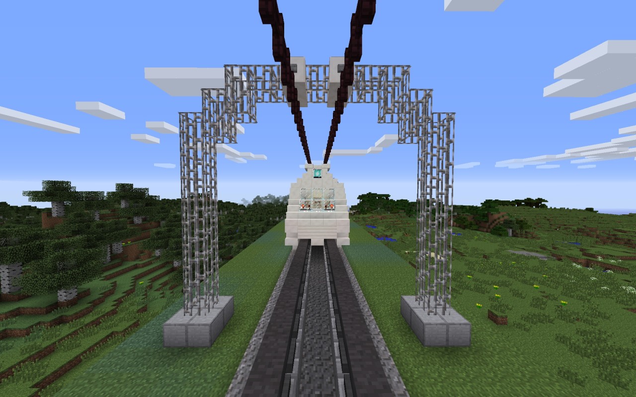 Modern Train. Minecraft Map