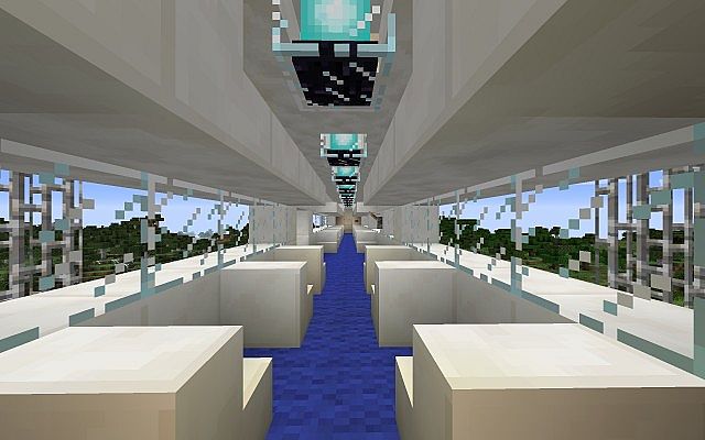 Modern Train. Minecraft Map
