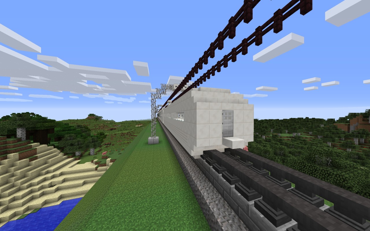 Modern Train. Minecraft Map