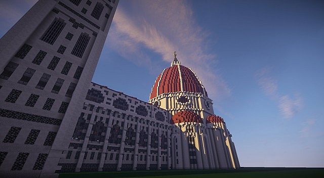 Florence cathédrale in mincraft - Cathédrale de florence dans minecraft ...