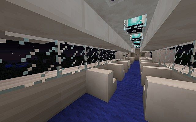 Modern Train. Minecraft Map