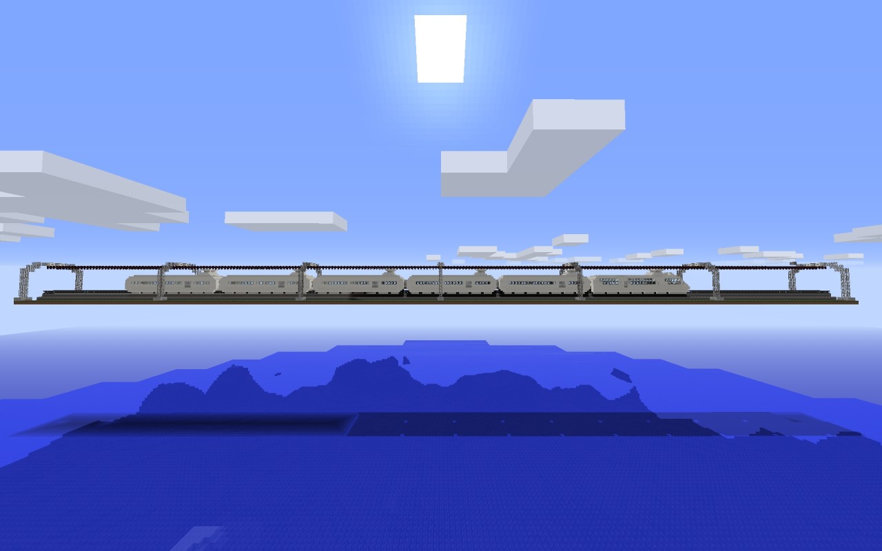 Modern Train. Minecraft Map
