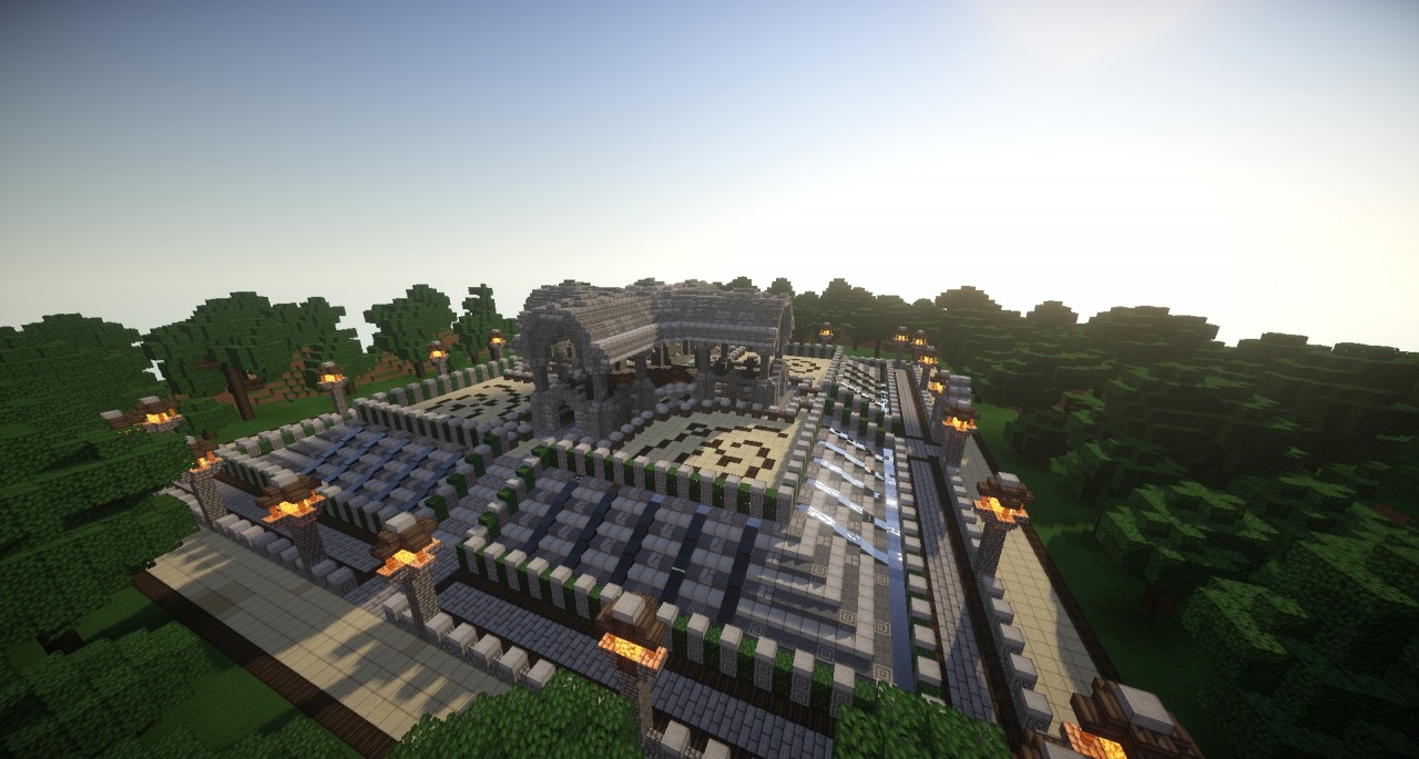 Temple Spawn Minecraft Map