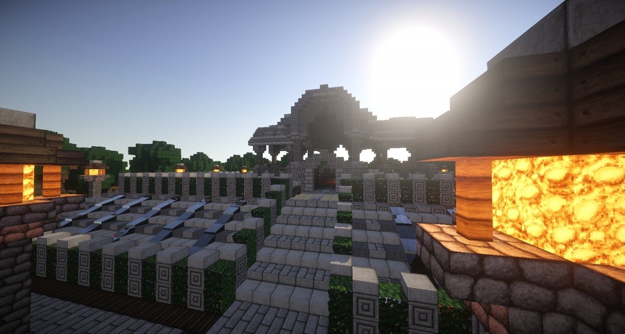 Temple Spawn Minecraft Map