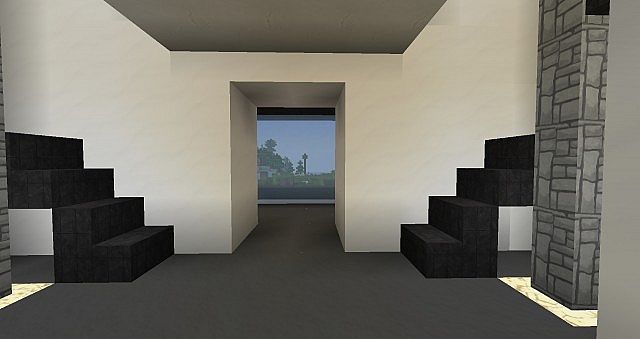 Black and White House | by anaterve98 | Modern House Minecraft Map