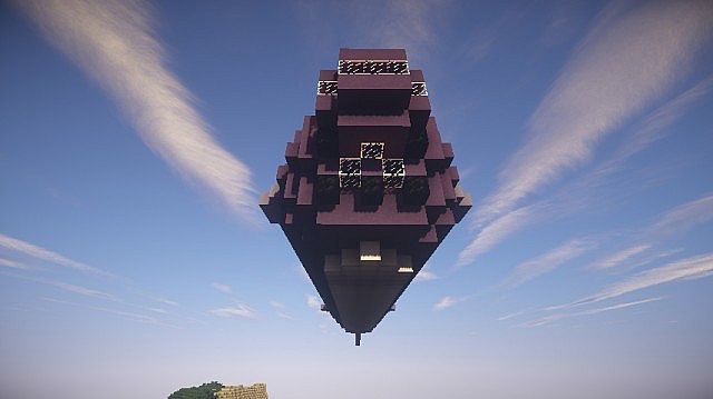 Working Air Warship - Tiger Shark Submersible Torpedo Airship Minecraft Map