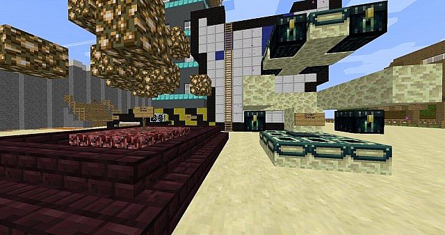 Ender and Nether Shrine Minecraft Map