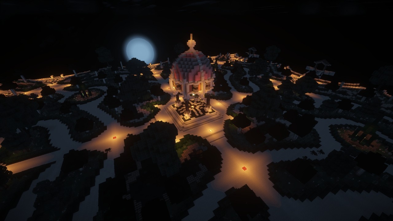 Floating Island Hub [ 12 gates ] Minecraft Map