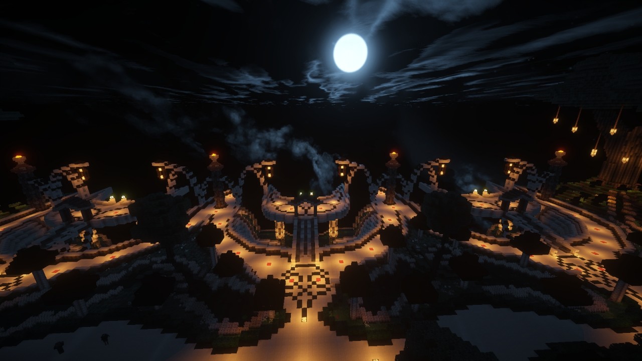 Floating Island Hub [ 12 gates ] Minecraft Map