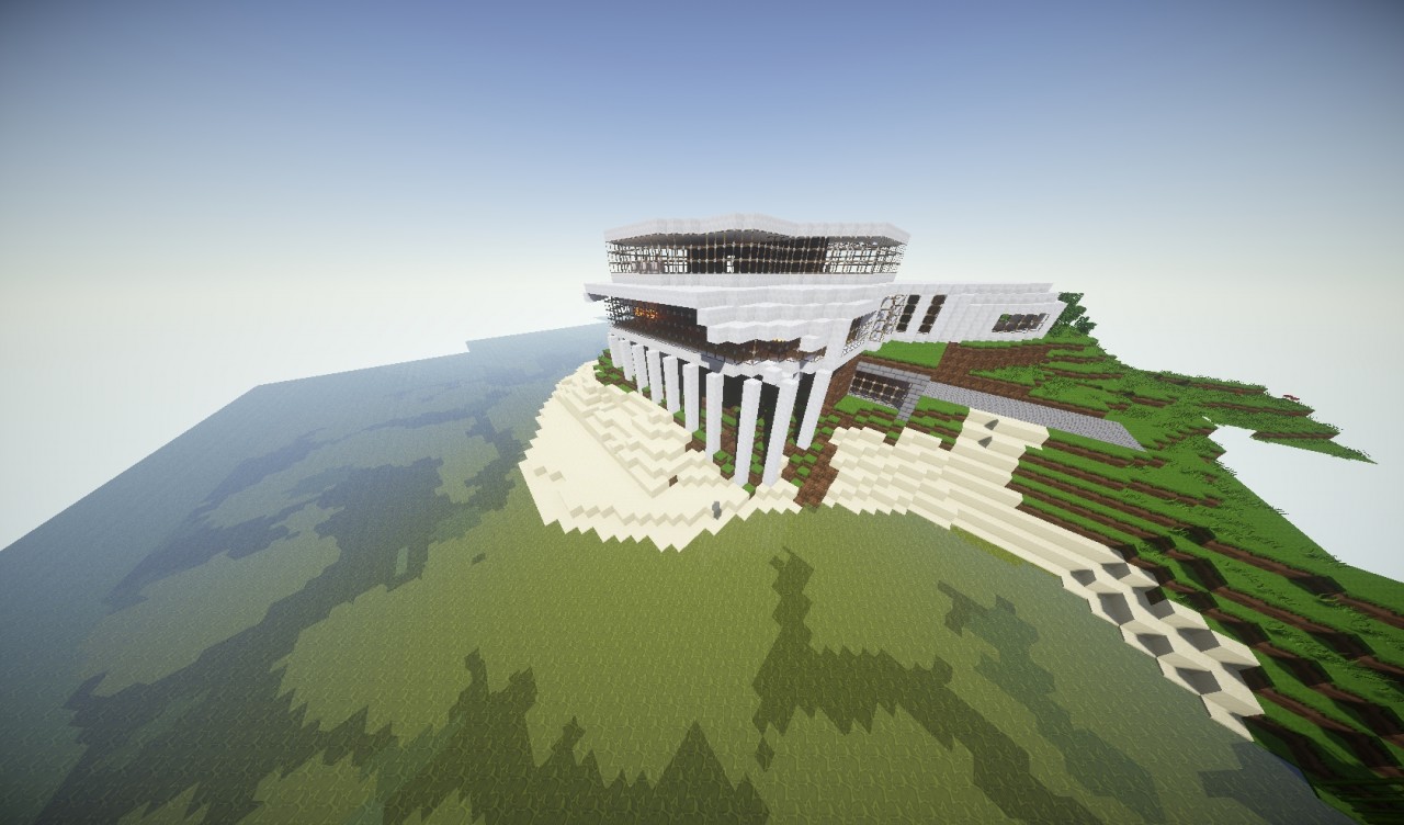White Cliff Villa Minecraft Map