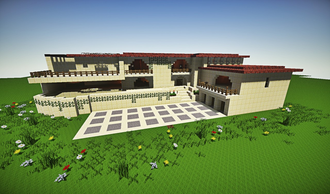 Sandstone Villa Minecraft Map