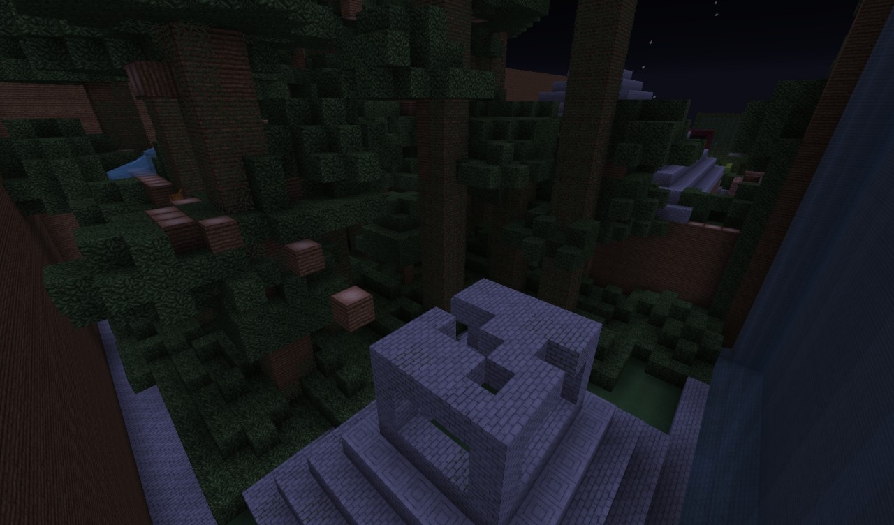 The fallen ruins labyrinth Minecraft Map