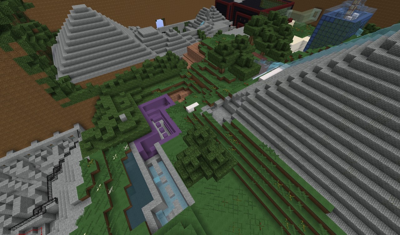 The fallen ruins labyrinth Minecraft Map
