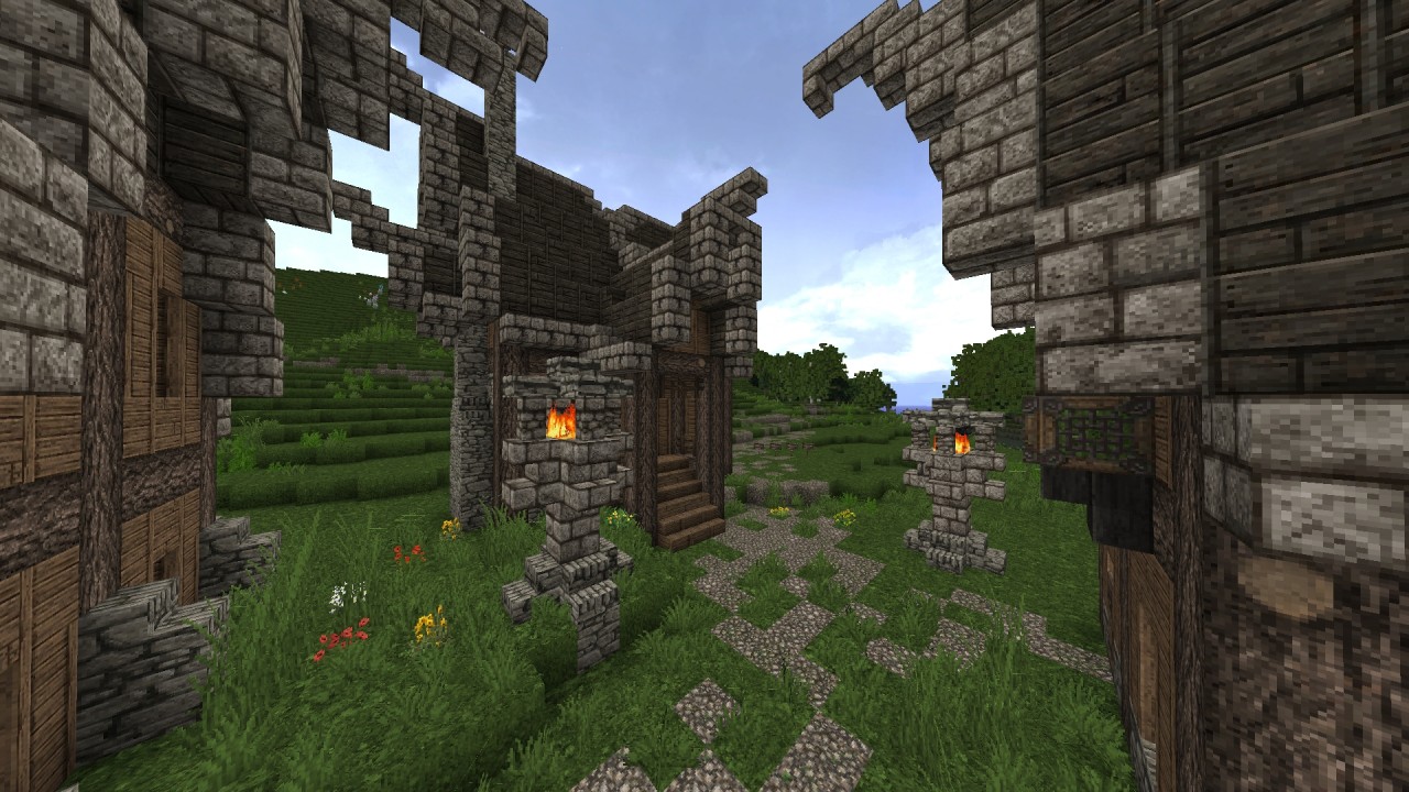 Riverford :: Small Medieval/Rustic Settlement :: Custom Terrain ...