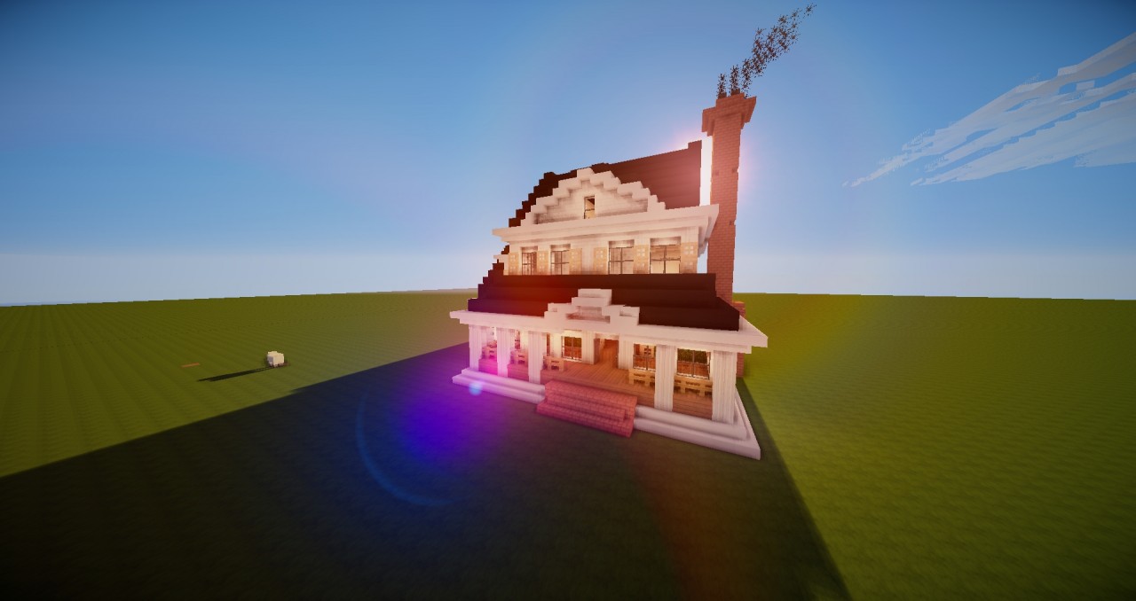 Old American Colonial House Minecraft Map