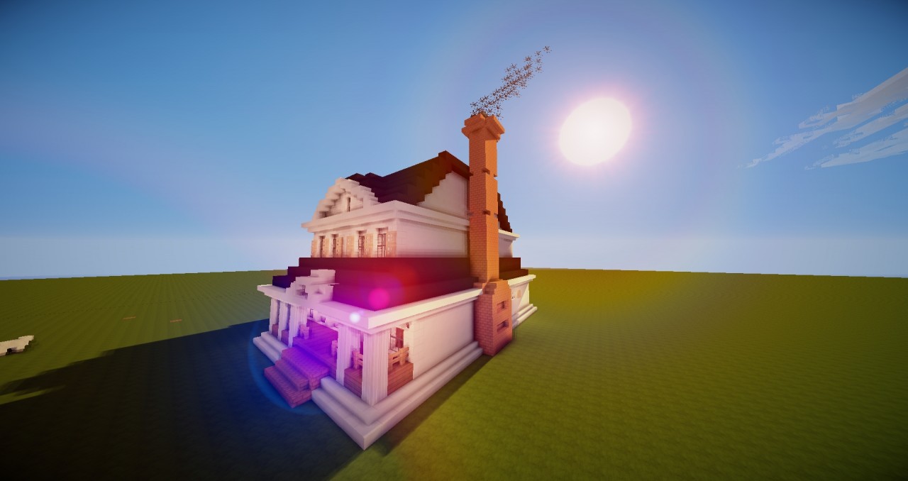 Old American Colonial House Minecraft Map