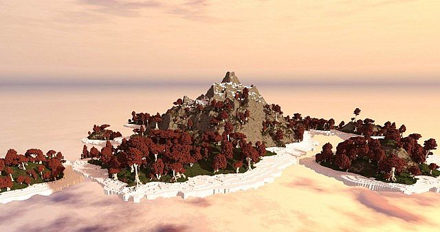 The Floating Angel Islands Minecraft Map