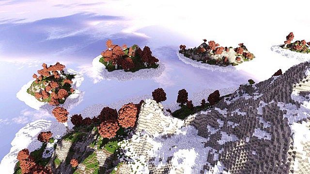 The Floating Angel Islands Minecraft Map